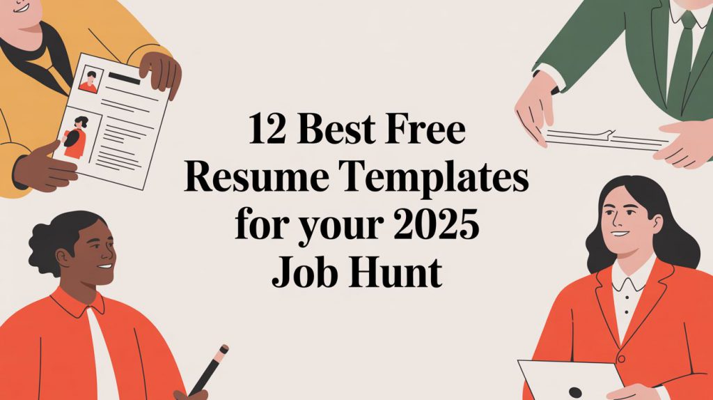 12 Best Free Resume Templates for Your 2025 Job Hunt – Gainrep Blog