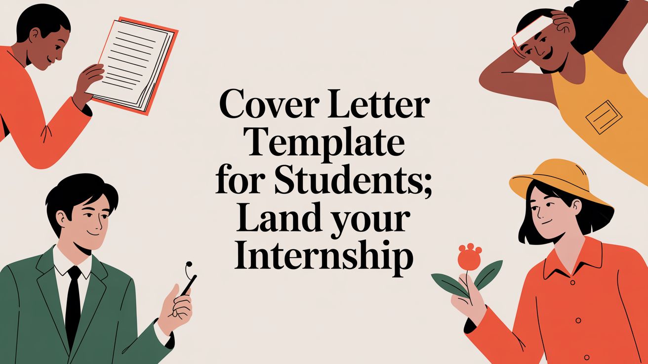 Cover Letter Template for Students: Land Your Internship – Gainrep Blog
