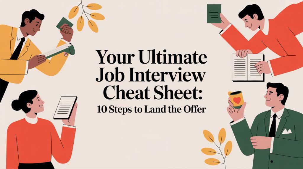 Your Ultimate Job Interview Cheat Sheet: 10 Steps to Land the Offer – Gainrep Blog