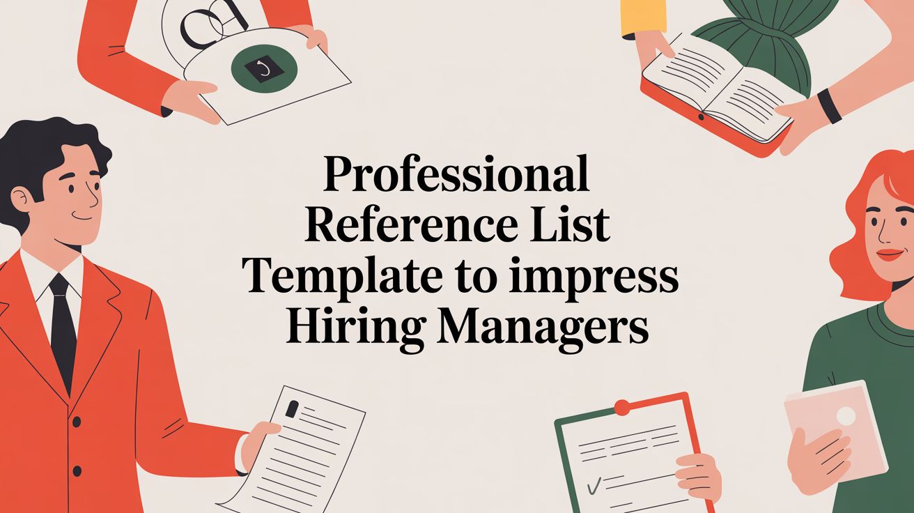 Professional Reference List Template to Impress Hiring Managers ...