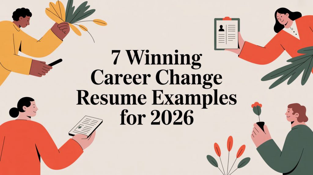 7 Winning Career Change Resume Examples for 2026 – Gainrep Blog