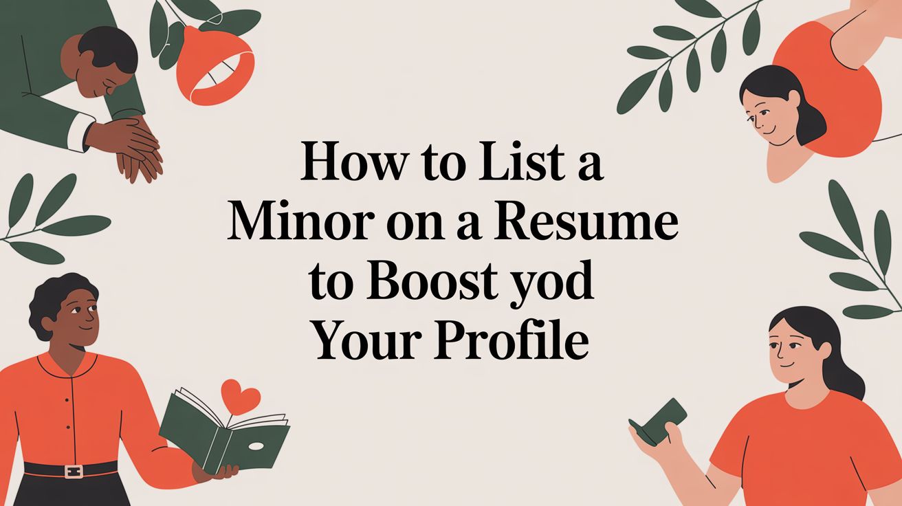 How to List a Minor on a Resume to Boost Your Profile – Gainrep Blog