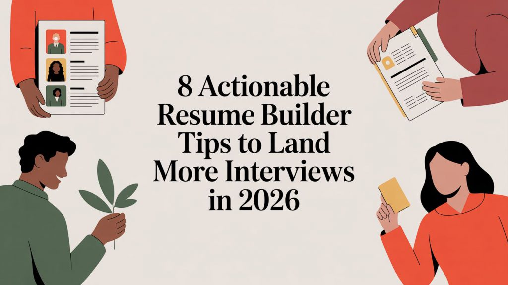 8 Actionable Resume Builder Tips to Land More Interviews in 2026 ...